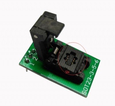 China Test socket SOT23-6-0.95mm SOT23 programming adapter SOT23 socket adapter supplier