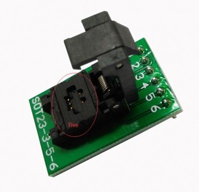 China Test socket SOT23 programming adapter SOT23-5-0.95mm SOT23 socket adapter supplier