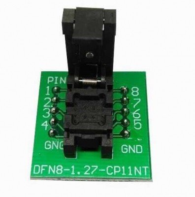 China Test socket DFN8 programming adapter 5×6 1.27mm QFN8 socket adapter supplier