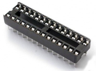 China Test socket Narrow / Wide body 28 Pin DIP IC Socket Solder Type supplier