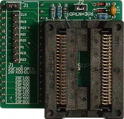 China Test socket Car eprom chip PSOP44 socket for Am29F 28F100-800 supplier