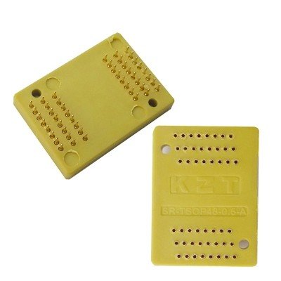 China Test socket TSOP48 programming adapter pin board TSOP48 receptacle supplier