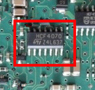China Brand new HCF4070 Remote control chip Car engine control computer IC supplier