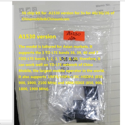 China repairing unlocking bypass icloud of iphone5s by chip kit trio baseband+eeprom+nand (16G) iphone 5 S A1530 version, 5kit supplier