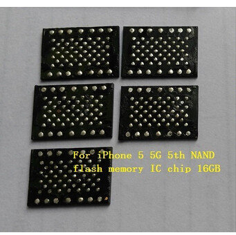 China iPhone5 nand flash chip 16GB,iPhone5 hdd memory chip 100% tested well for using, unlocked serial number supplier