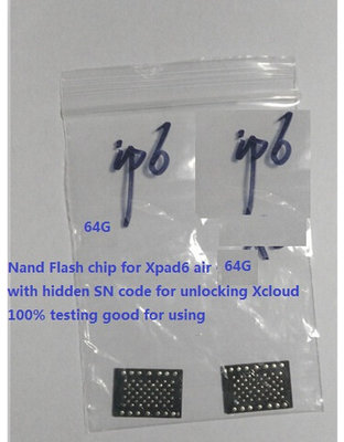 China iPad6 nand 64g remove icloud,air 2 nand flash bypass locked id,unlock ipad6 64GB ,ipad 6 64 GB hdd memory 100% tested supplier