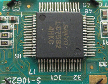 China Brand new QFP64 LC7582 LC7582E Car ECU Computer Board Chip supplier