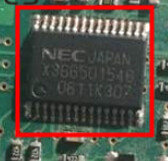 China Brand new NEC X366501546 automotive electronic IC Car computer chip supplier