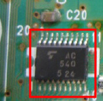 China Brand new AC 540 524 Excavator Computer ECU controller IC Integrated circuit Chip supplier