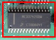 China Brand new MC33742DW ML350 Auto ECU IC Car remote key chip for Mercedes-Benz supplier