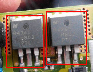 China Brand new R4365 auto ecu ic automobile engine power driver chip supplier