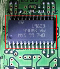China Brand new L9823 auto ecu ic automobile engine power driver chip supplier