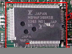 China Brand new MB96F348RSB Car Computer board drive chip Auto ECU IC supplier