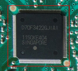 China Brand new D70F3422GJ(A) Auto Computer Board Drive chip Car ECU IC supplier