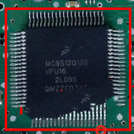 China Brand new MC9S12Q128VFU16 2L09S Auto Computer Board CPU processor chip supplier