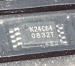 China Brand new K24C64 AT24C64 Auto ECU EEPROM CHIP TSSOP8 Package supplier