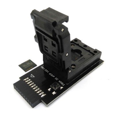 China Brand new eMCP162 eMCP186 to 20pin test socket phone data recovery socket supplier