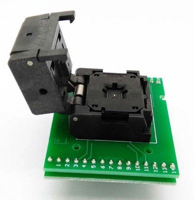 China Brand new QFN28 IC test socket adapter 5*5 0.5mm QFN28 supplier