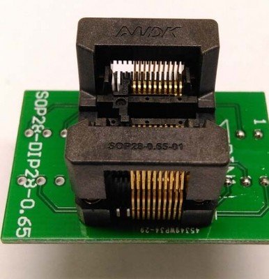 China Brand new Simple SSOP20 to DIP8 IC test socket adapter SSOP20 0.65mm supplier