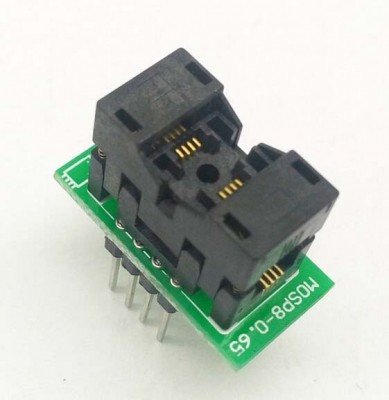 China Brand new Simple MSOP8 to DIP8 IC test socket adapter SSOP8 0.65mm supplier