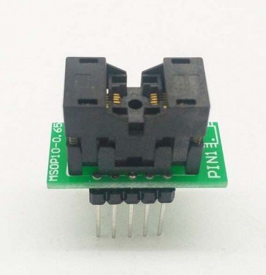 China Brand new Simple MSOP10 to DIP10 IC test socket adapter SSOP10 0.5mm supplier
