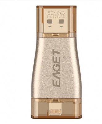 China Brand new EAGET i50 Flash drive for iPhone, iPad, Apple Computers USB 3.0 flash drive supplier