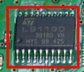 China Brand new L9119D Auto ECU Drive chip Car engine control unit IC supplier