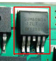 China Brand new SUM60N04-12LT Car transistor IC Auto ECU board transistor supplier