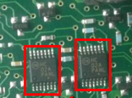 China Brand new HC 02A HC02A Car ECU circuit board Chip auto computer drive chip supplier