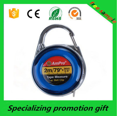 Durable Red / Blue 1.5m Retractable Tape Measure Promotional Gift Items