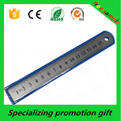 Wholesale 15cm Stainless steel ruler measuring tool with logo printed