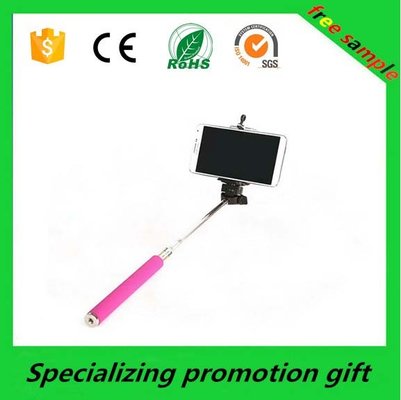 Promotional Monopod Selfie Sticks For Iphone 4 5 5s / Samsung S3 S4