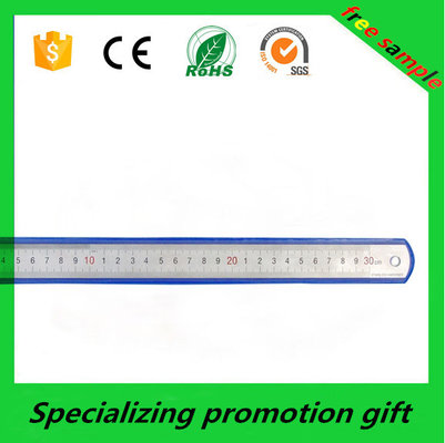 Product 2016 custom 30cm stainless steel ruler made in China with Logo printed