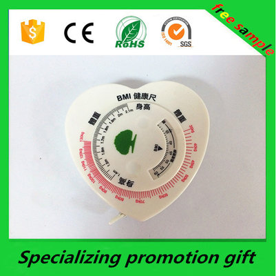 60 Inch Medical Sewing Fabric Retractable Tape Measure Heart Shaped