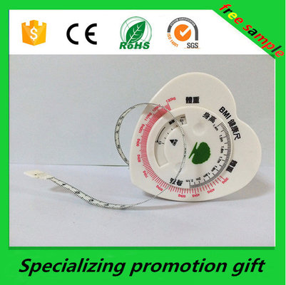 60 Inch Medical Sewing Fabric Retractable Tape Measure Heart Shaped