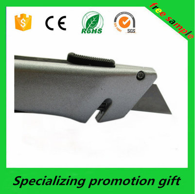 Heavy Duty Aluminium Alloy Auto Retractable Pocket Utility Knife ROHS / SGS