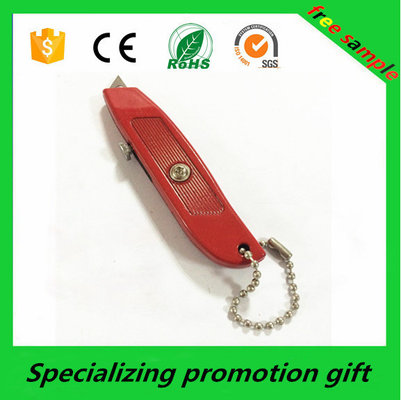 OEM Gift Key Chain Utility Cutter Knife Promotional Travel Products