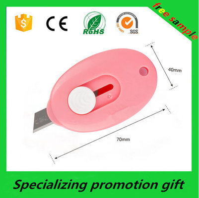 Colorful Cute Mini ABS Retractable Utility Knife Carbon Steel Blade Knife