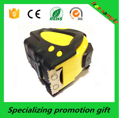Carbon Steel Blade 7.5M Retractable Tape Measure with control buttons sling