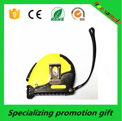 5M rubber coating ABS case Retractable Tape Measure with sling