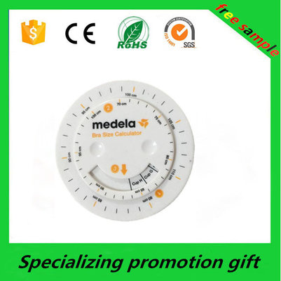 Round plastic 1.5m Body Mass Index Retractable Tape Measure for woman
