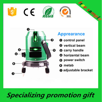 Vertical / Horizontal Cross Green Line Self Leveling Laser Level Equipment