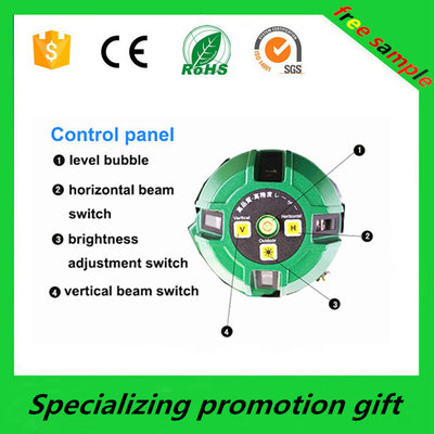 Vertical / Horizontal Cross Green Line Self Leveling Laser Level Equipment