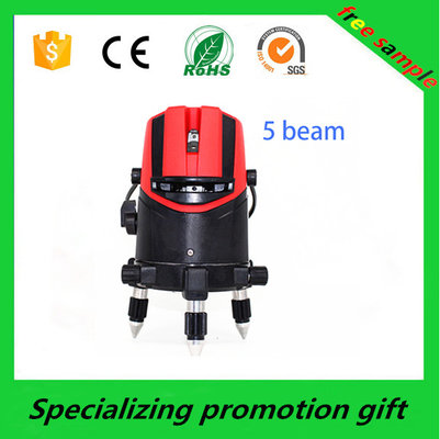 Red / black ABS case Self leveling Laser Level 650nm / 635nm 5m±1mm