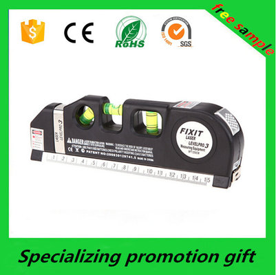 Water laser level multifunctional Retractable Tape Measure with plastic case