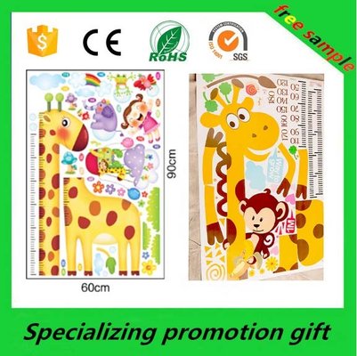 1.5M long height measurement wall sticker growth chart  for kits