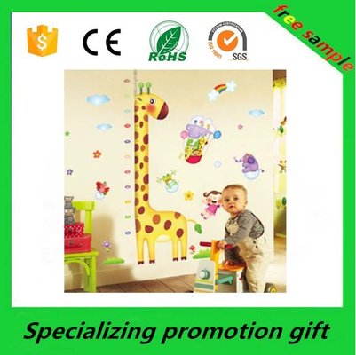 1.5M long height measurement wall sticker growth chart  for kits