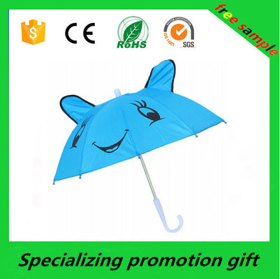Girl Child Small 25" 27" 30" Custom Printed Umbrellas With Zinc Plated Metal