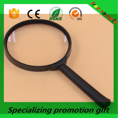 Non Toxic Promotional Stationery Plastic Magnifying Glass For Office