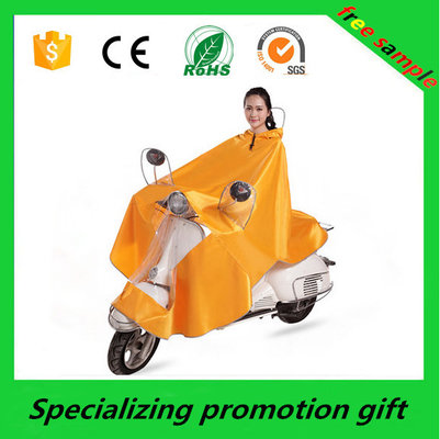 Colored Reusable PVC Polyester Raincoat For Motorcycle Riders